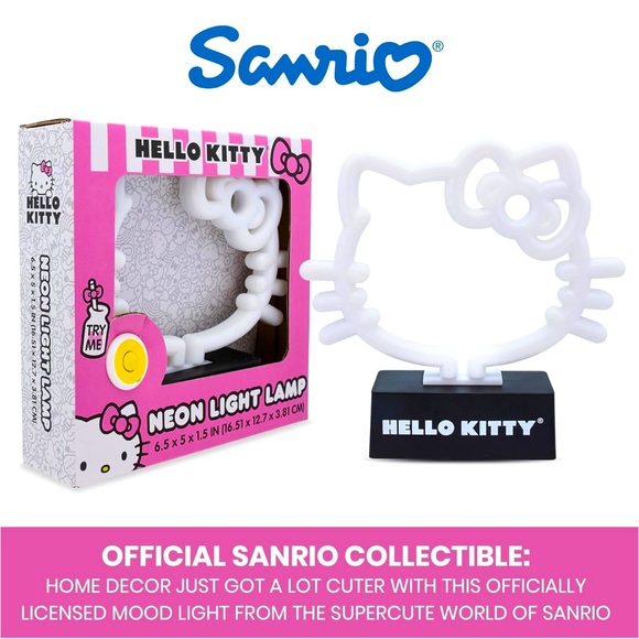 Hello Kitty | Design | Hello Kitty Neon Light Lampdecor Nib Never ...
